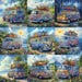 JPEG Hippie Van Graphics Traveling Clipart Beautiful Scenery ...