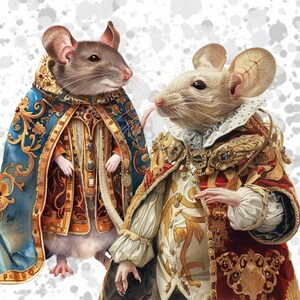 Fairytale Mouse Watercolor Clipart Fairytale Clipart Fantasy Mouse ...