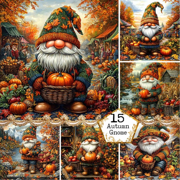 Fall Gnome - Etsy