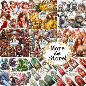 Bear and Mountain Forest Clipart Bundle JPEG Commercial Use Printable ...