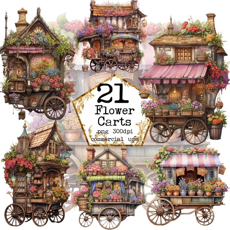 Flower Cart - Etsy