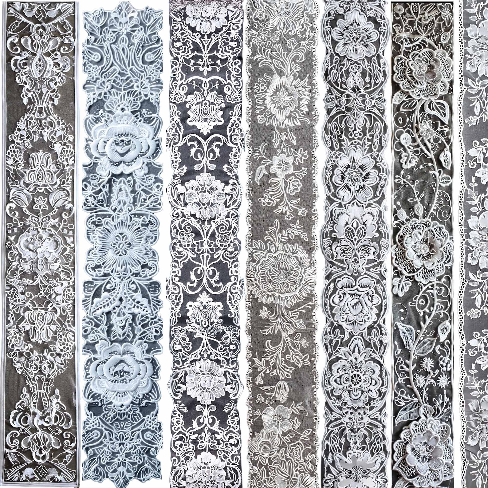 PNG Vintage Lace Borders Clipart Bundle Scrapbook Embellishments Png ...