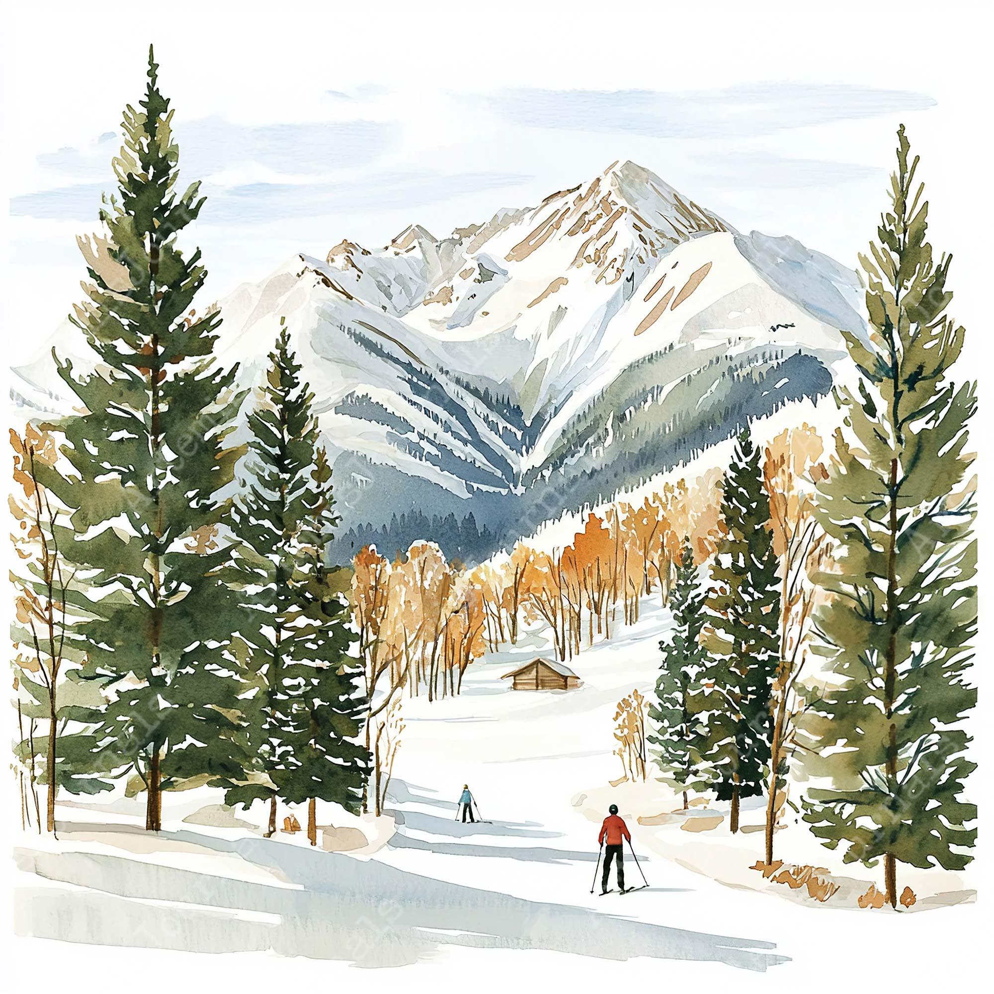 JPG Watercolor Colorado Clipart Bundle Country Clipart City Clipart ...