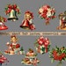 Big Retro Christmas Bundle Clipart Bundle Retro Illustration PNG ...