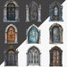 Celestial Doors Magical Fantasy Doors Clipart Bundle PNG Fairy Doors ...