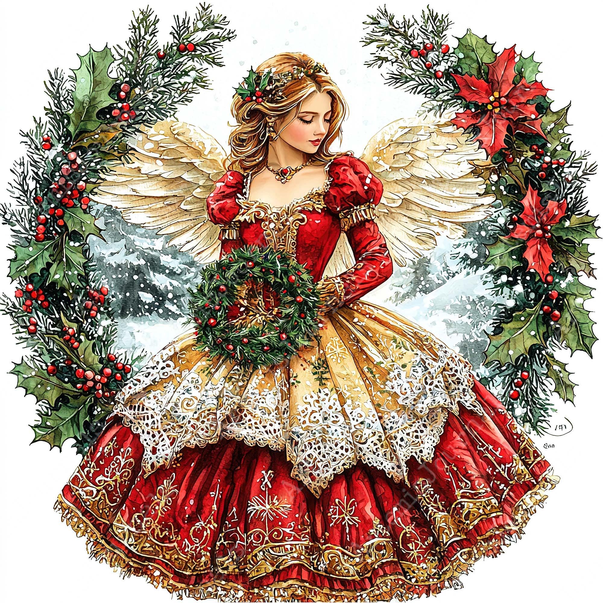 JPEG Cute Christmas Angel Graphics Christmas Clipart Christmas ...