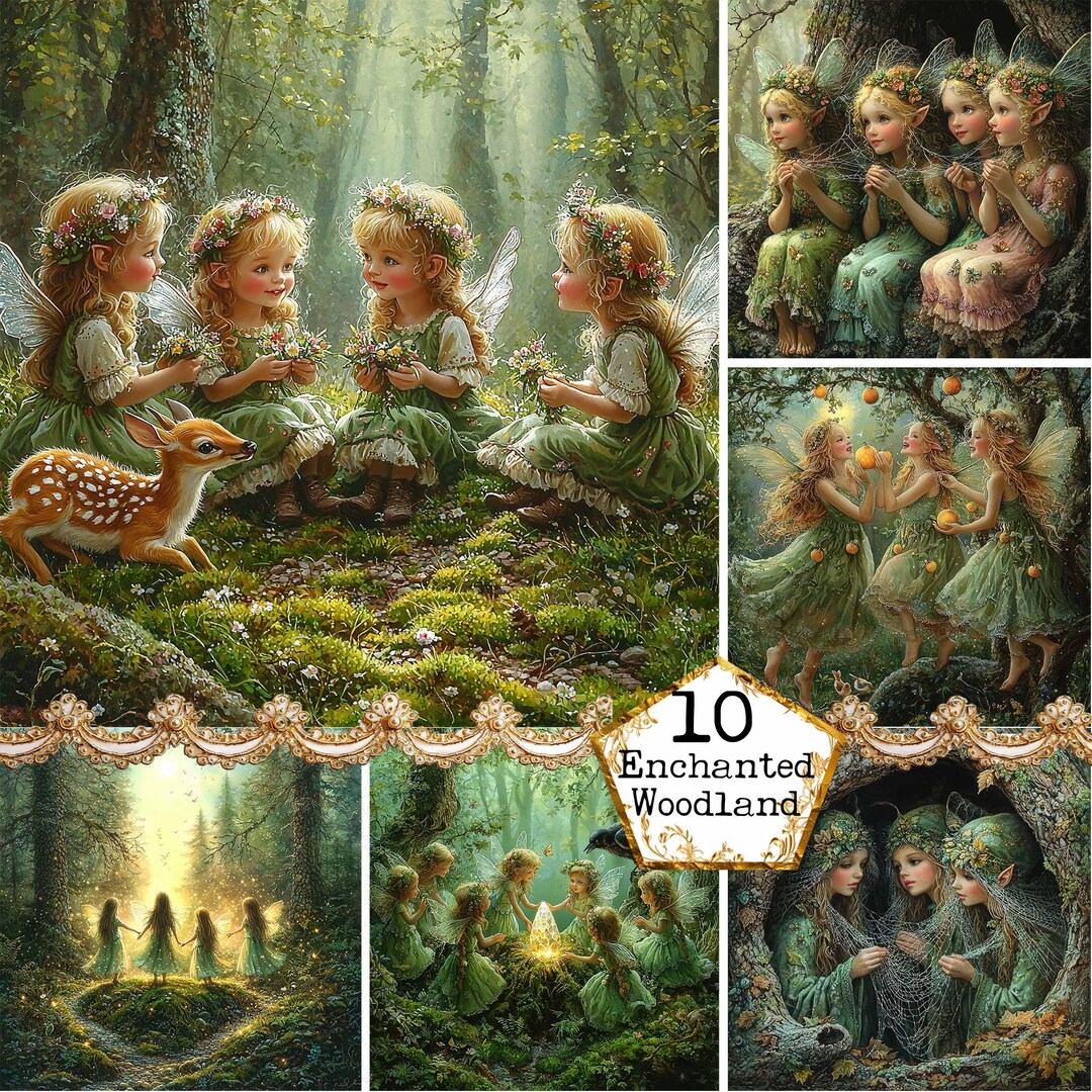 JPEG Elves in Enchanted Forest Graphics Fantasy Forest Fantasy Images ...