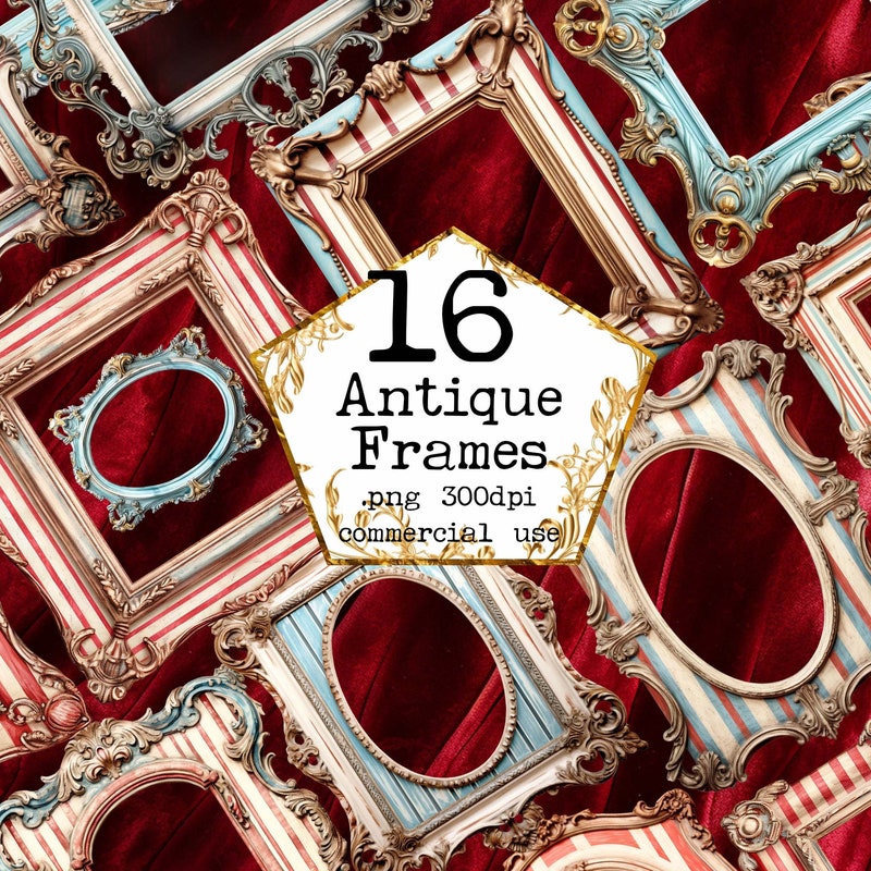 Antique Picture Frames - Etsy