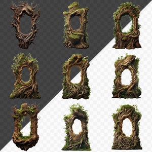 Root Frames Clipart Various Shaped Frames Clipart Bundle Fantasy Frames ...