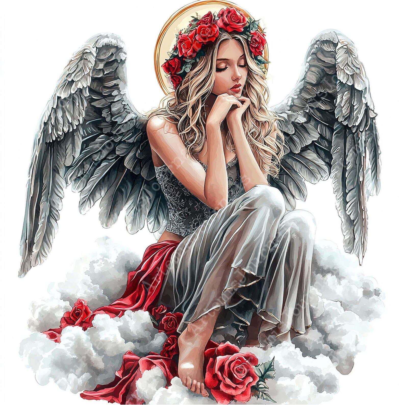 JPEG Cloud Fairy Ruler of the Elements Clipart Bundle Fairy Clipart ...