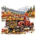 Watercolor Autumn Harvest Farm Truck Clipart Bundle JPEG Commercial Use ...