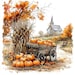 JPEG Fall Clipart - Watercolor Pumpkin Harvest Farm Halloween Autumn ...