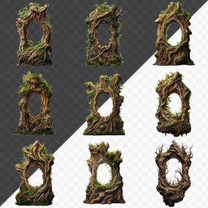 Root Frames Clipart Various Shaped Frames Clipart Bundle Fantasy Frames ...