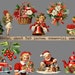 Big Retro Christmas Bundle Clipart Bundle Retro Illustration PNG ...