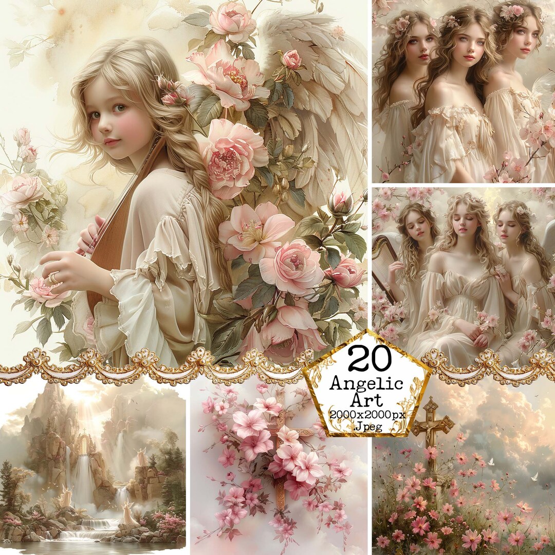 JPEG Angels Images JPEG Instant Download Digital Backgrounds Commercial ...