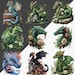 BIG BUND Dragons Watercolor Clipart, Fantasy Dragons PNG, Magical ...