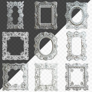 PNG Lace Frames Clipart Vintage Clipart Graphics Lace Borders Lace ...