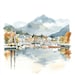 JPEG Watercolor Alaska Clipart Bundle City Clipart Landscape Clipart ...