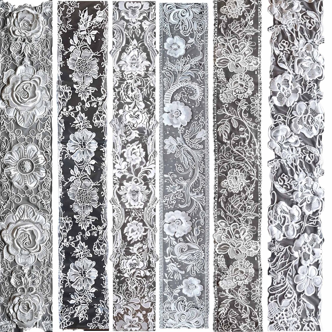 PNG Vintage Lace Borders Clipart Bundle Scrapbook Embellishments Png ...