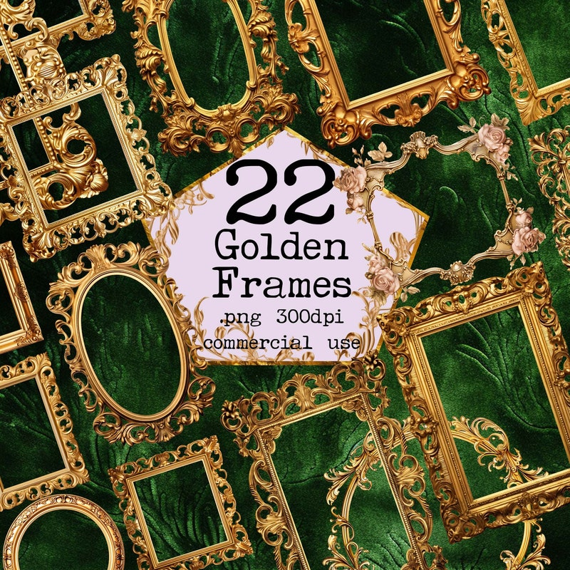 Vintage Gold Frames - Etsy