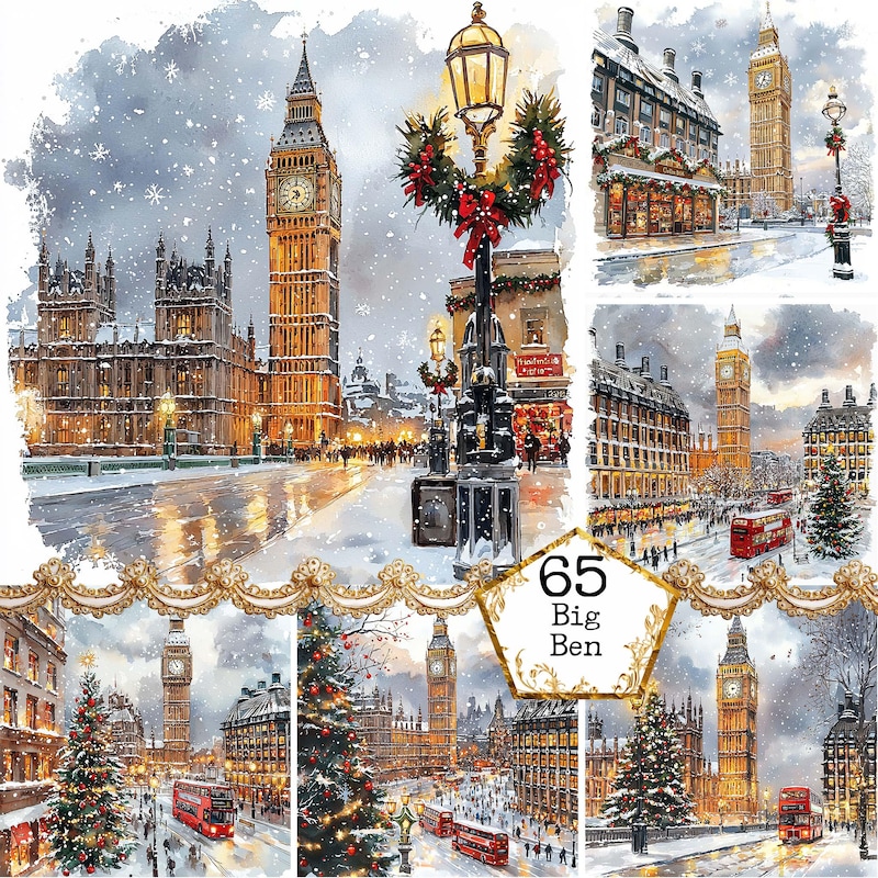 London Clipart - Etsy