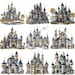 JPEG Watercolor Prince Castle Clipart Bundle Blue Castle Prince Nursery ...