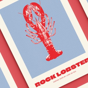 Rock Lobster Print Kitchen Wall Decor Retro Movie Poster Gallery Wall ...