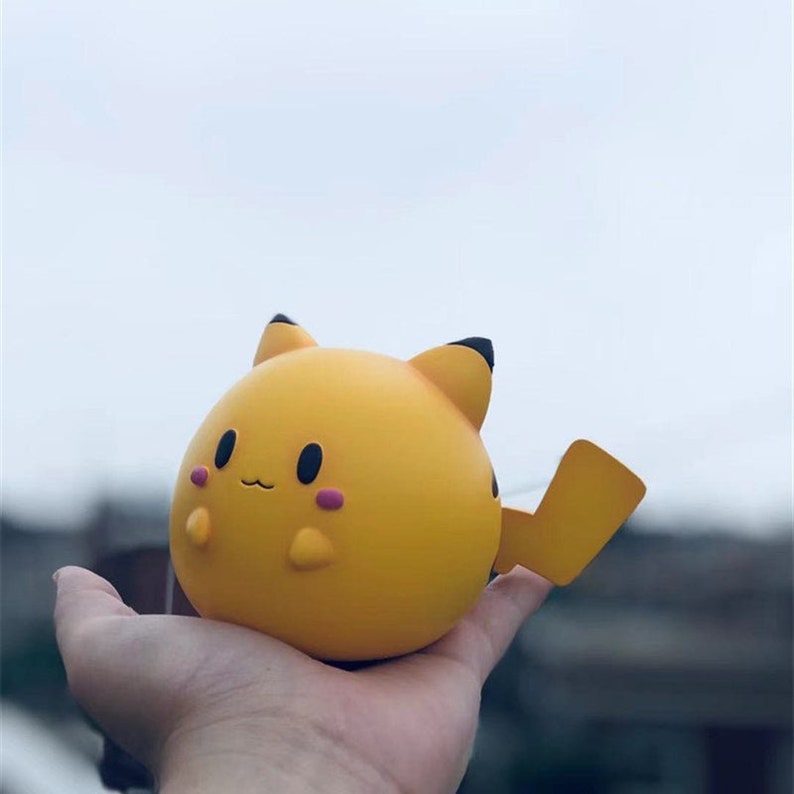 Fat Pikachu Stress Ball Pokemon Kawaii Cute Soft Gifts - Etsy