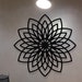 Sacred Equilibrium Metal Wall Art, Flower of Life, Metatron Cube Wall ...