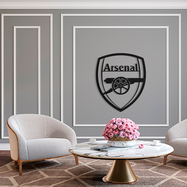 Arsenal Metal Wall Art Football Metal Art Gift Birthday - Etsy Australia