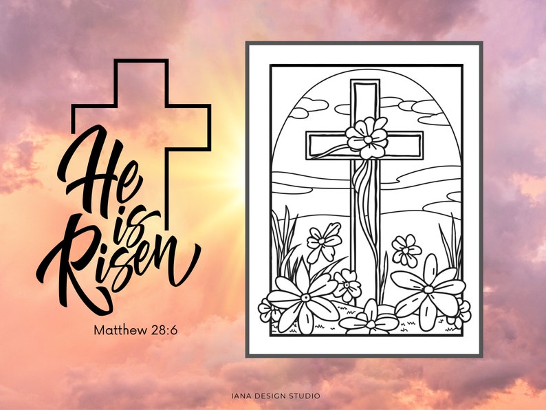 Printable Christian Easter Coloring Pages, Easter Coloring Pages ...