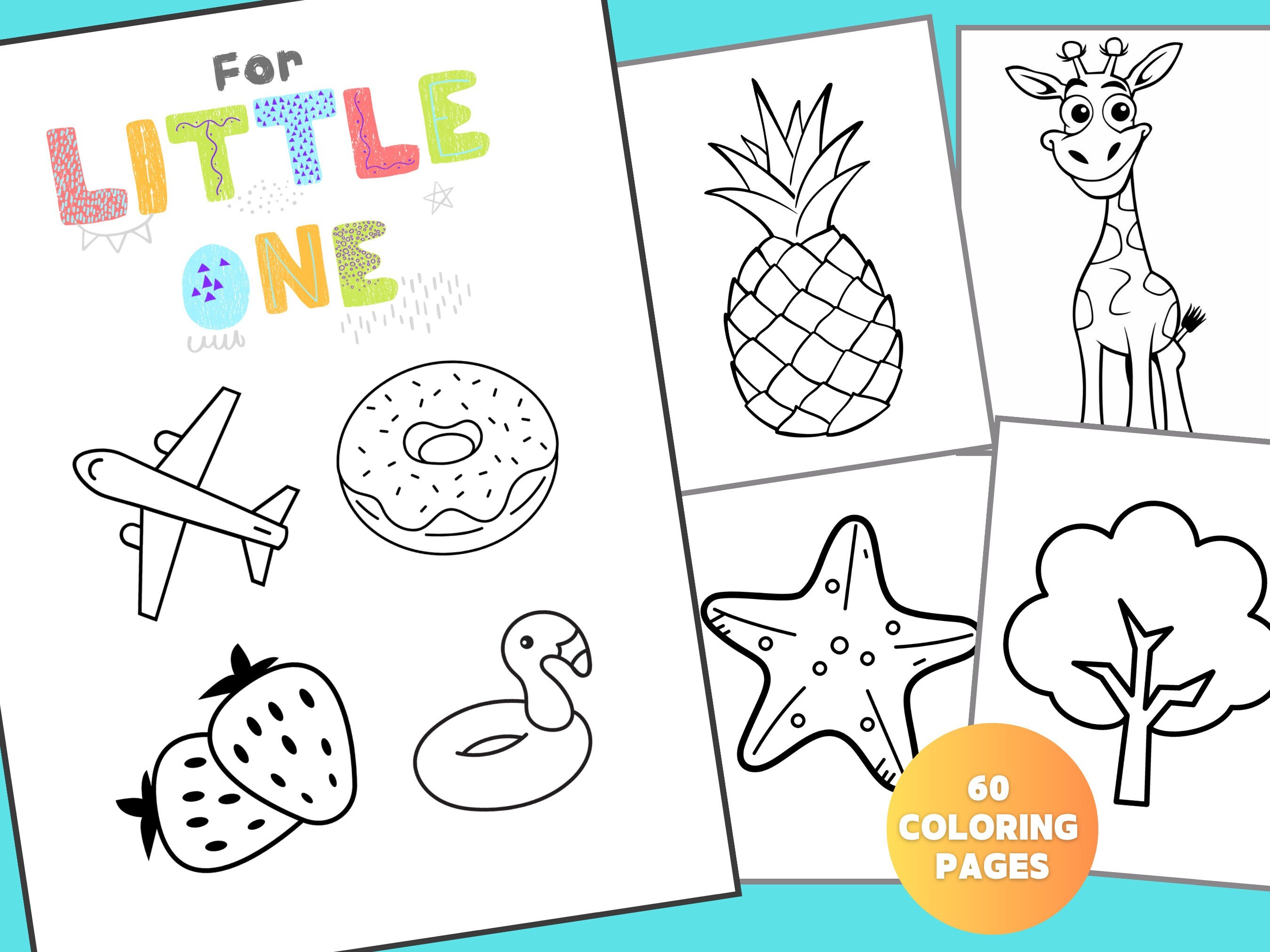 Printable Coloring Pages for Kids / Easy Coloring Pages / Coloring ...