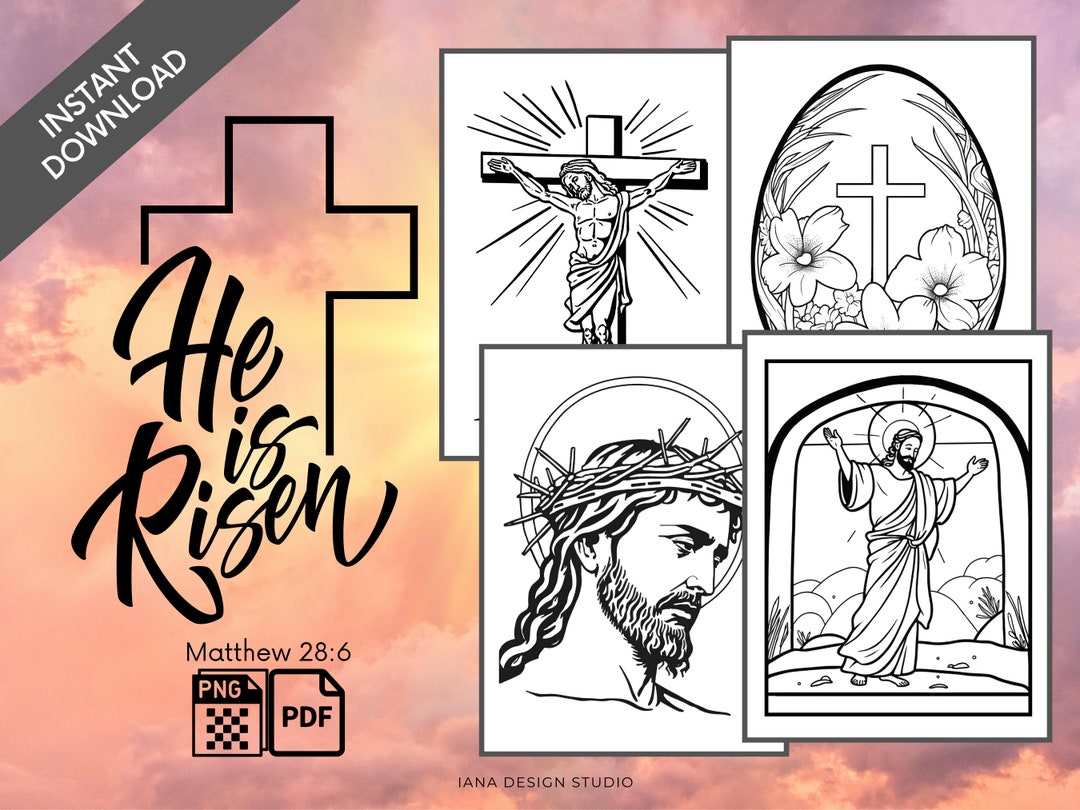 Printable Christian Easter Coloring Pages, Easter Coloring Pages ...