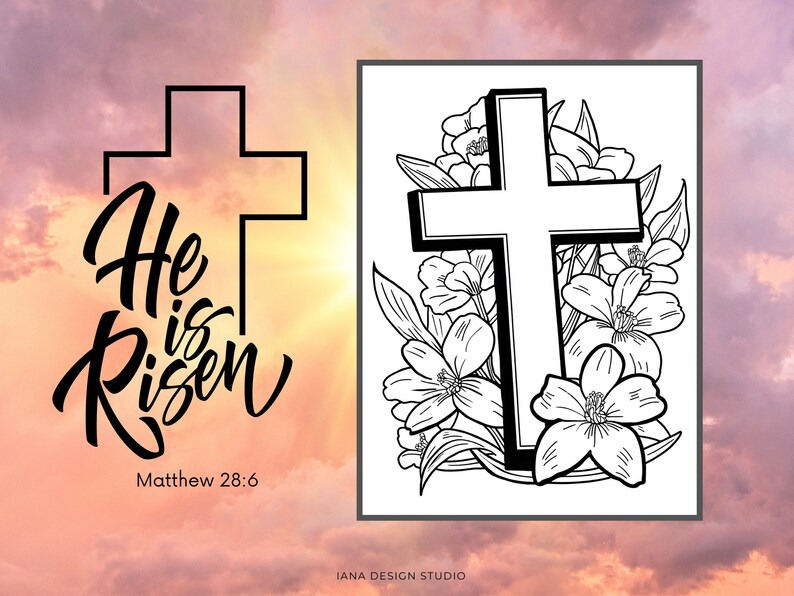 Printable Christian Easter Coloring Pages, Easter Coloring Pages ...