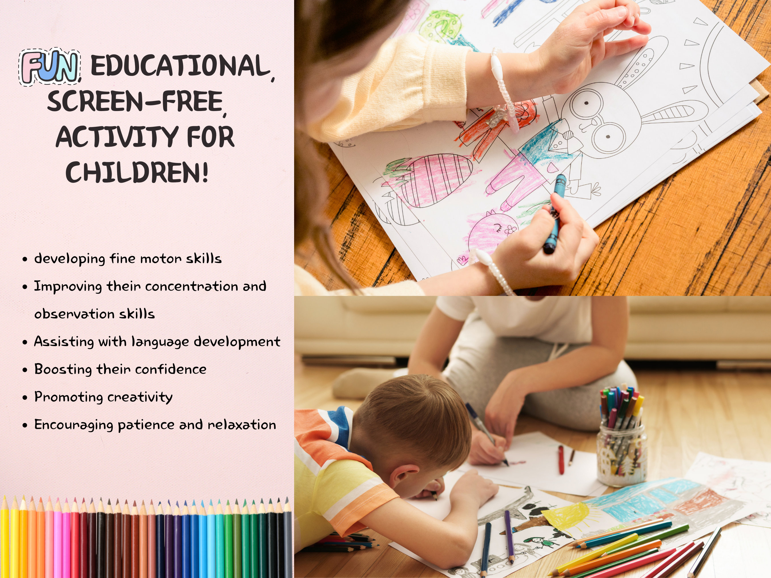 Printable Coloring Pages for Kids / Easy Coloring Pages / Coloring ...