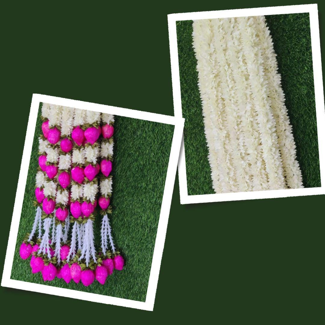 4ft Fabric Garlands With Lotus Buds Room Decor Lotus Garland Strings ...