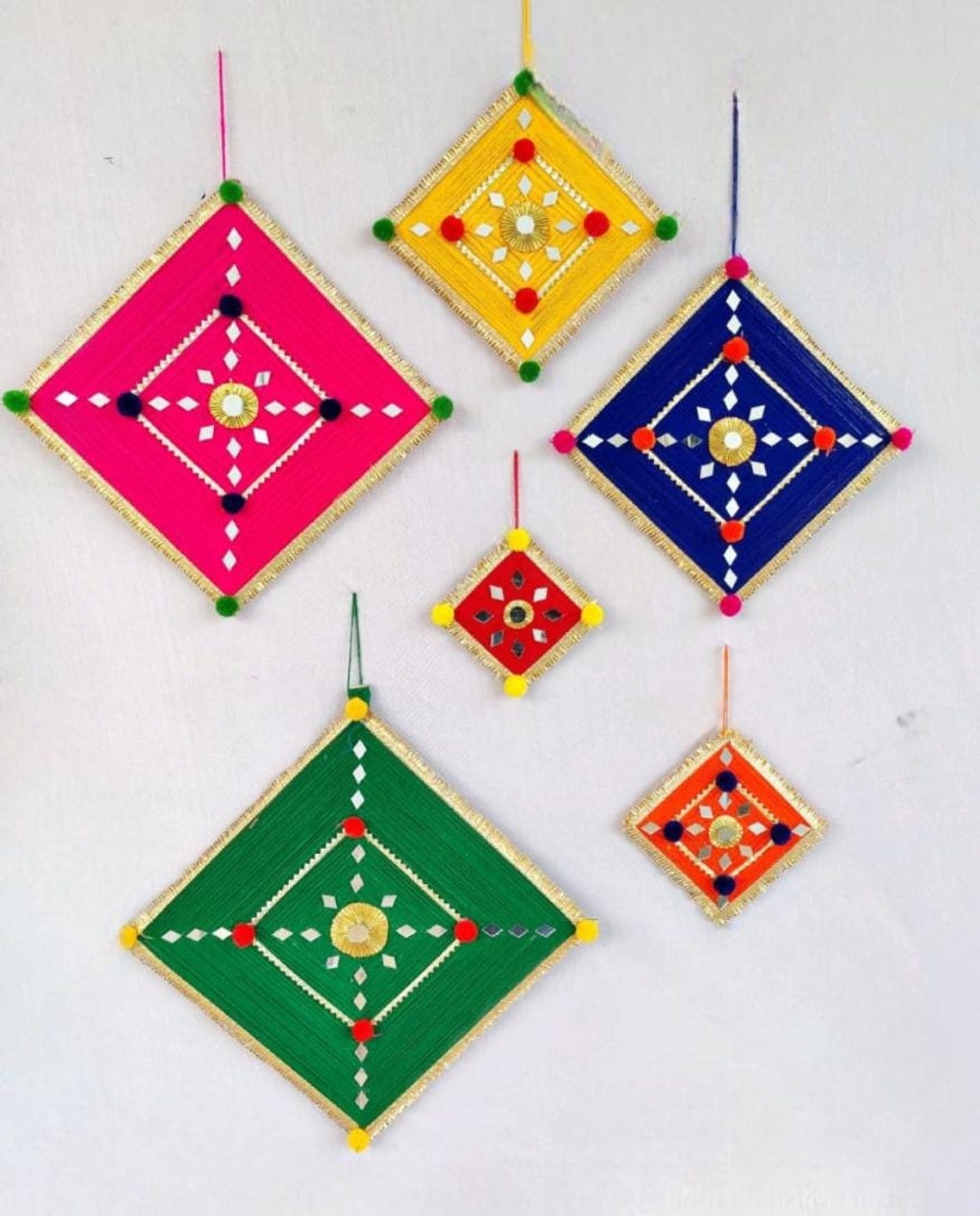 Woolen Kite Traditional, Hangings Party, Backdrop Kite, Traditional ...