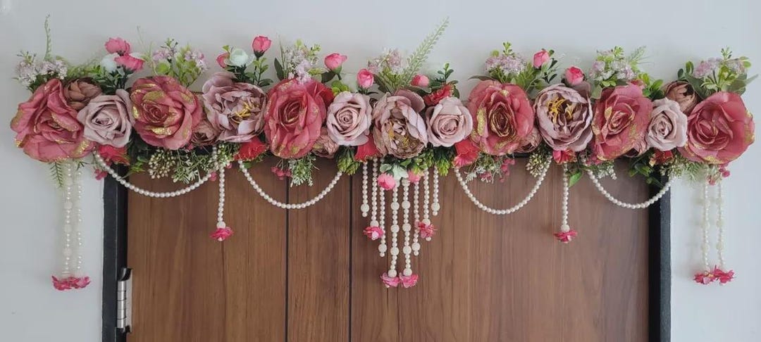 Elegant Floral Toran – Festival Doorway Decor | Traditional Indian Home ...