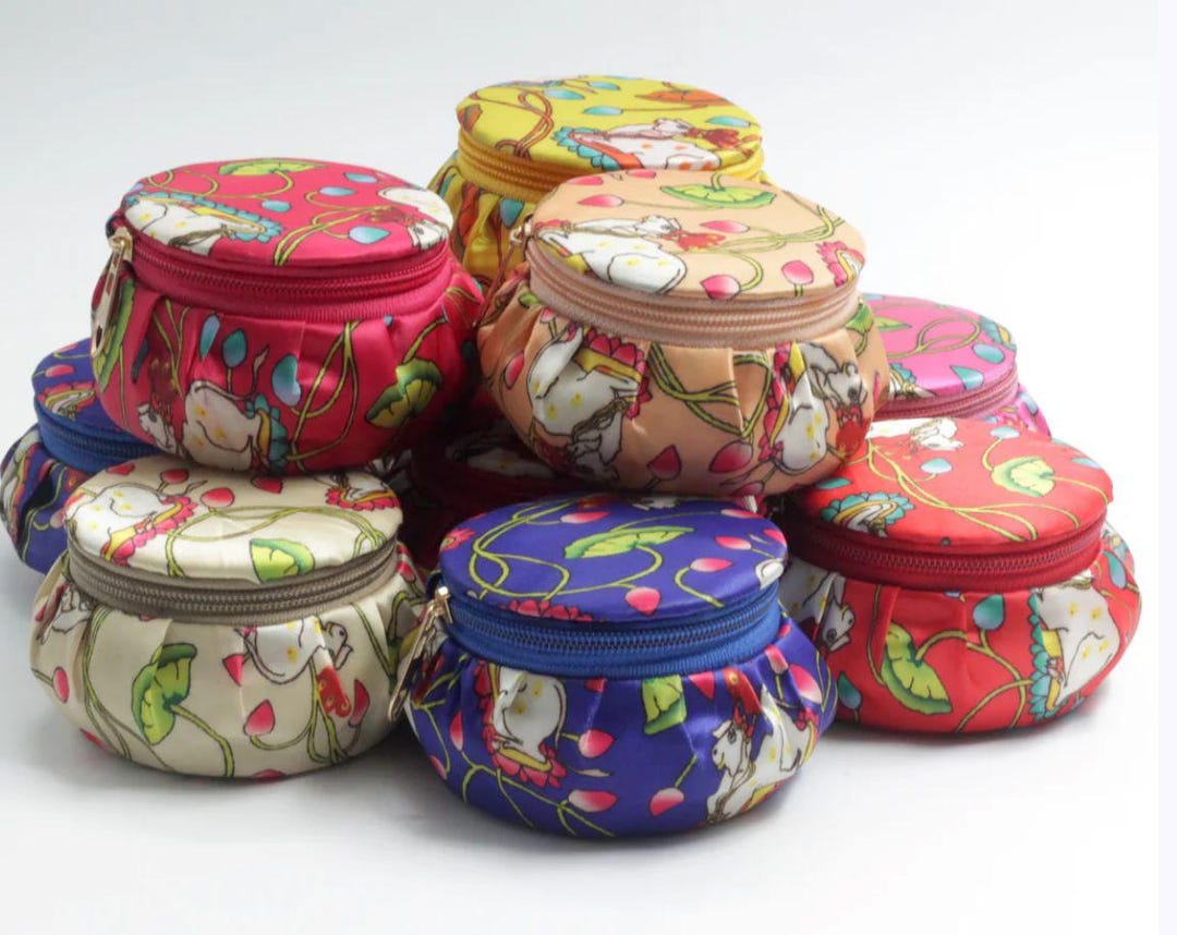 Pichwai Cow Print Small Matki Bangle / Jewellery Box Indian Festival ...