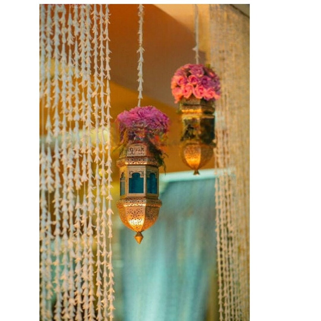 8ft Rajnigandha Lily Flower Garland – Artificial Wedding Decoration ...