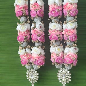 Engagement Garlands | Varmala Wedding Jaimala | Indian Flower Garland ...