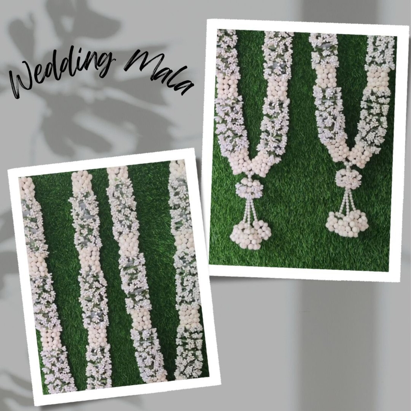 Engagement Varmala – Wedding Jaimala, Indian Flower Garland for Bride ...