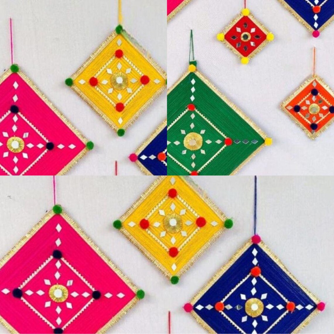 Woolen Kite Traditional, Hangings Party, Backdrop Kite, Traditional ...