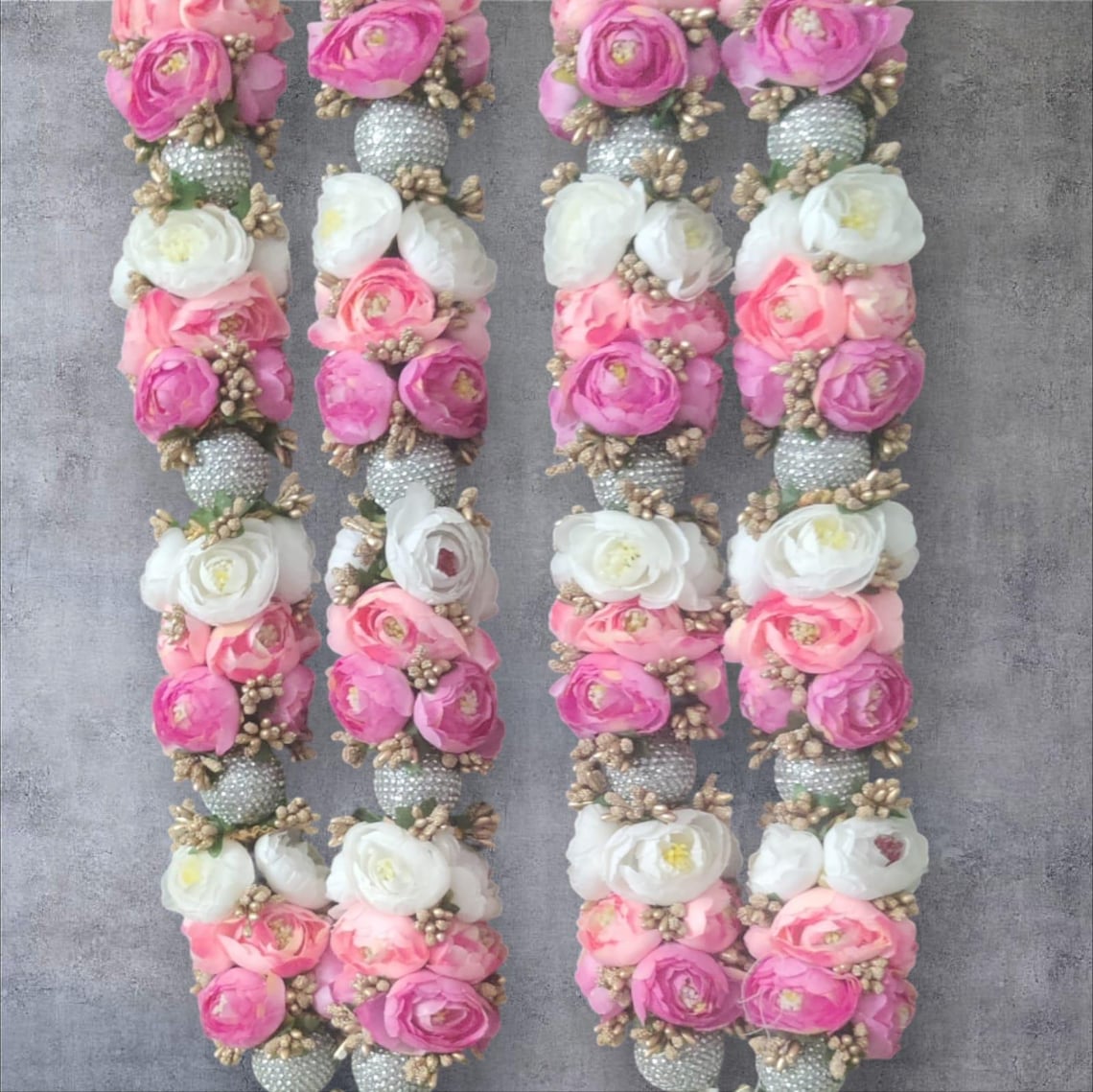 Engagement Garlands | Varmala Wedding Jaimala | Indian Flower Garland ...