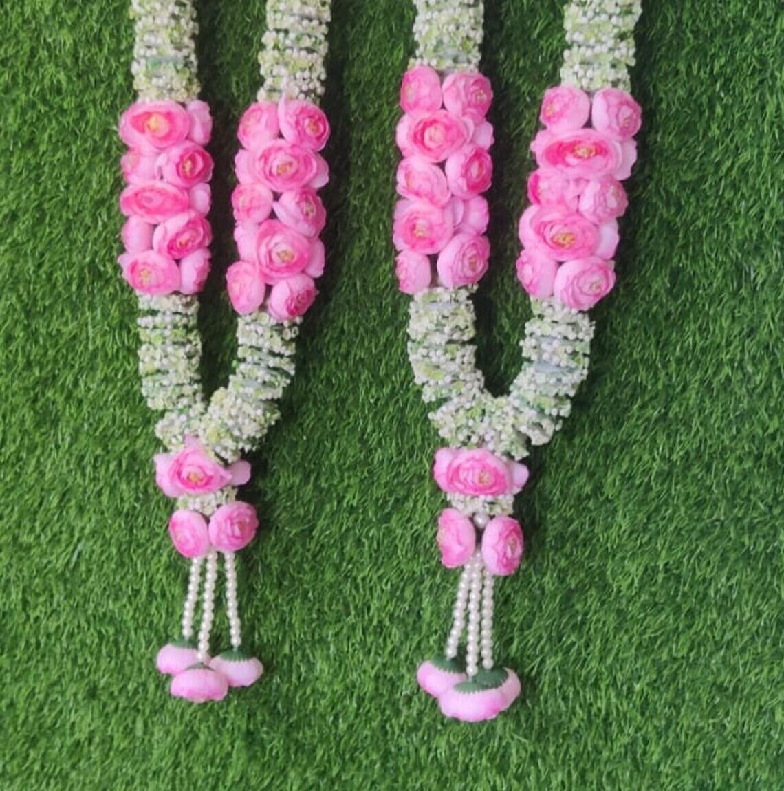 Trending Pair of Engagement Varmala – Wedding Mala for Bride & Groom ...