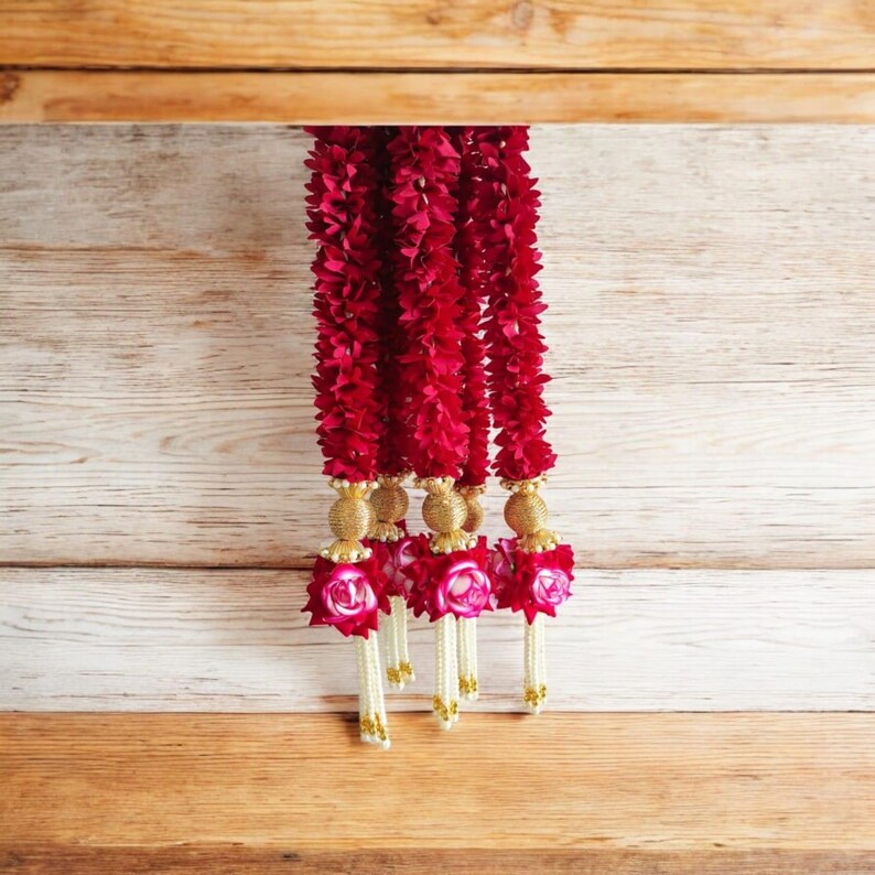 4ft Artificial Decor, Jasmine Fabric Strings Flowers Wall Hanging ...