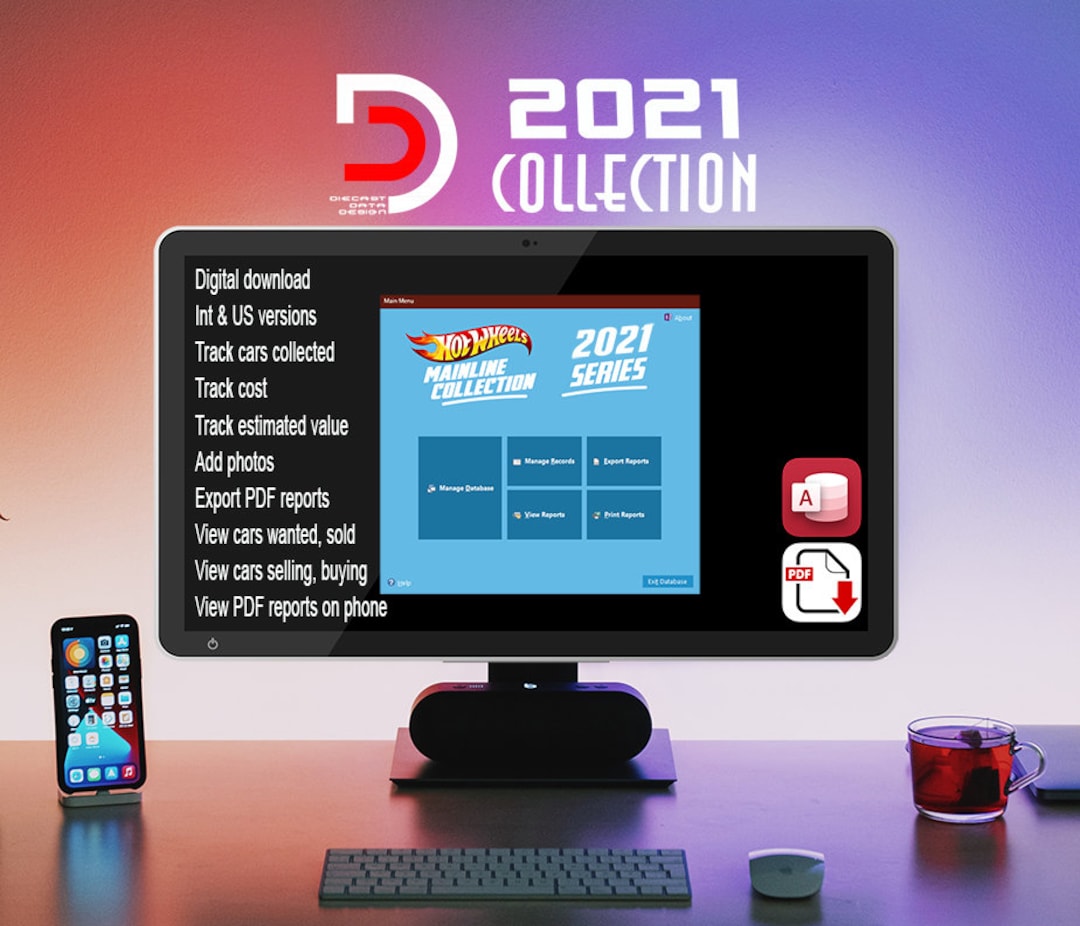 2021 H-W Diecast Collection Database - Etsy