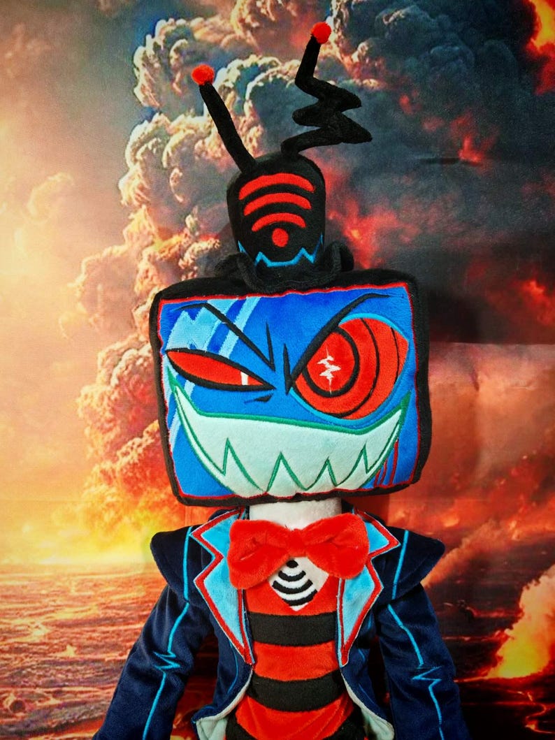 Vox. Vincent Whittman. Hazbin Hotel. Plush Toy. Size 27 Inch - Etsy