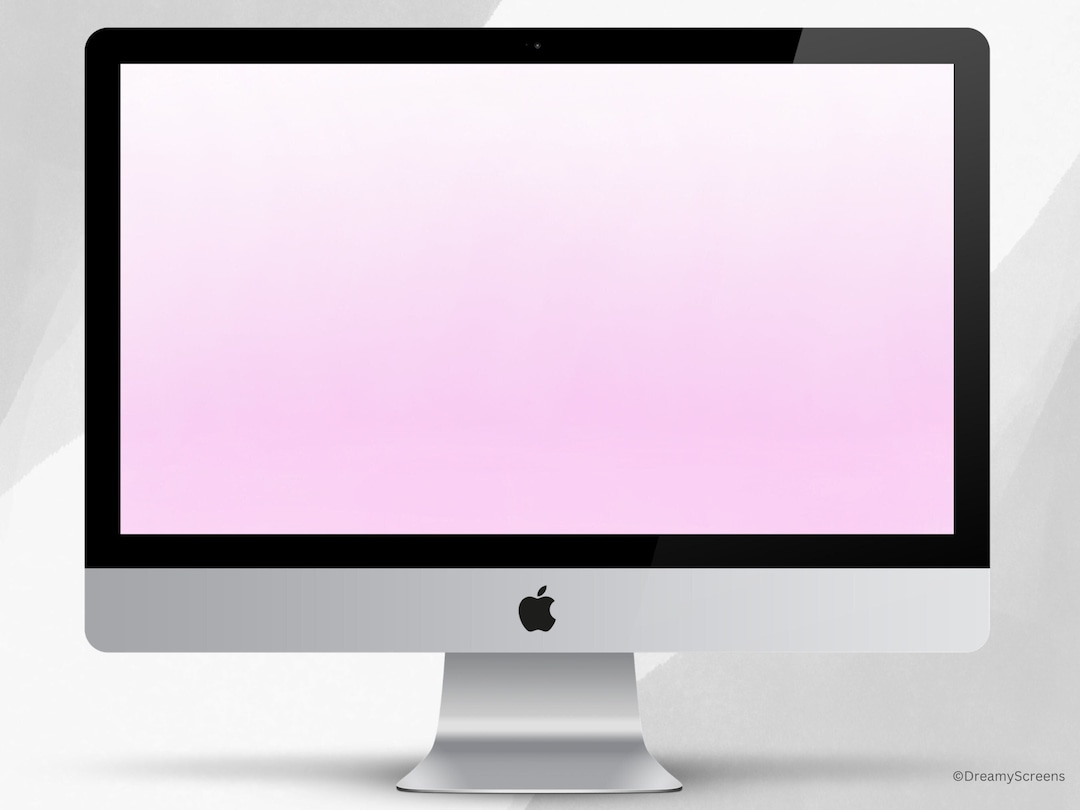 Pink Watercolour Computer Wallpaper Minimalistic Computer - Etsy