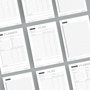 Project Planner Printable Productivity Planner Task Tracker, Project ...